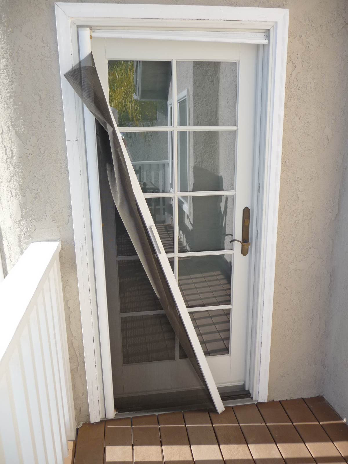 Service & Rescreens Available For Retractable Screen Doors & Motorized ...