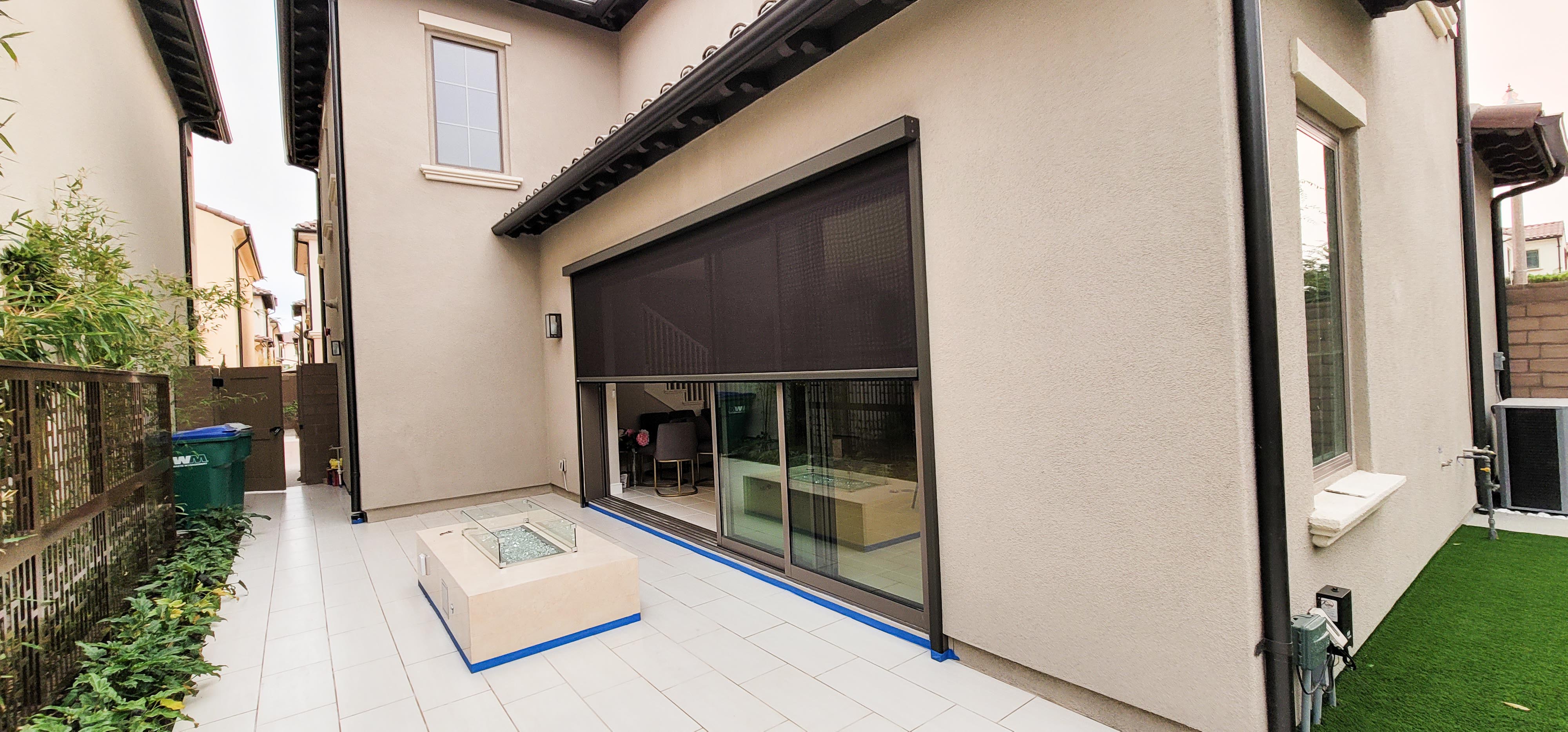 Sliding Door Motorized Power Screen in Irvine, California