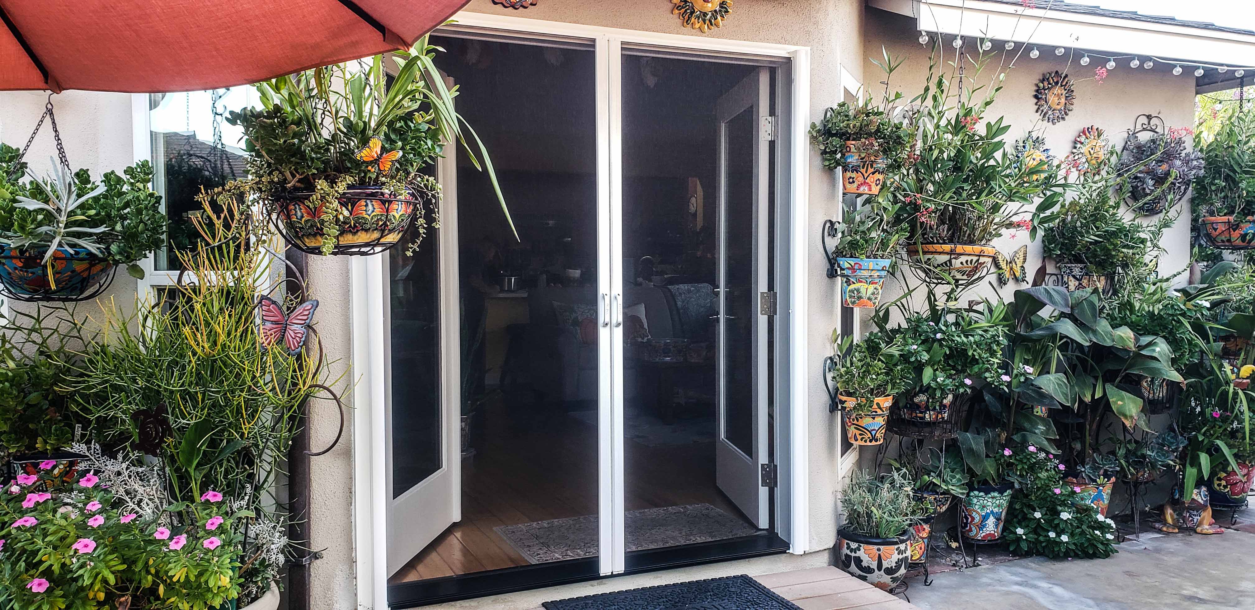 French Door Retractable Screen Doors in Arcadia, California