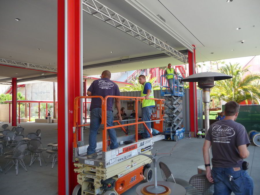 Commercial Motorized Screens LACMA | Orange County Home Improvement ...