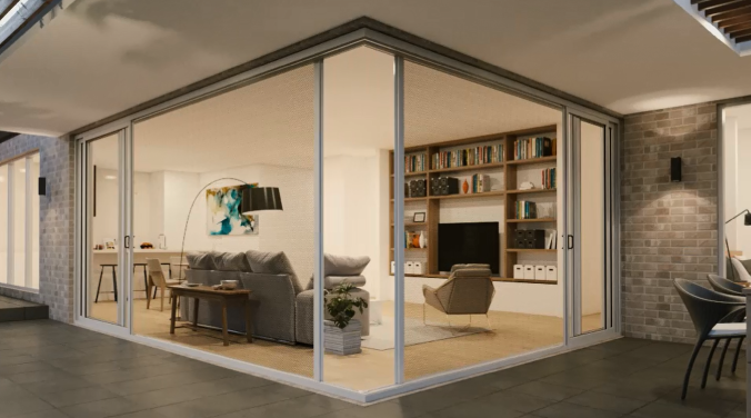 Corner Double Door VistaView Screens | Classic Improvement Products