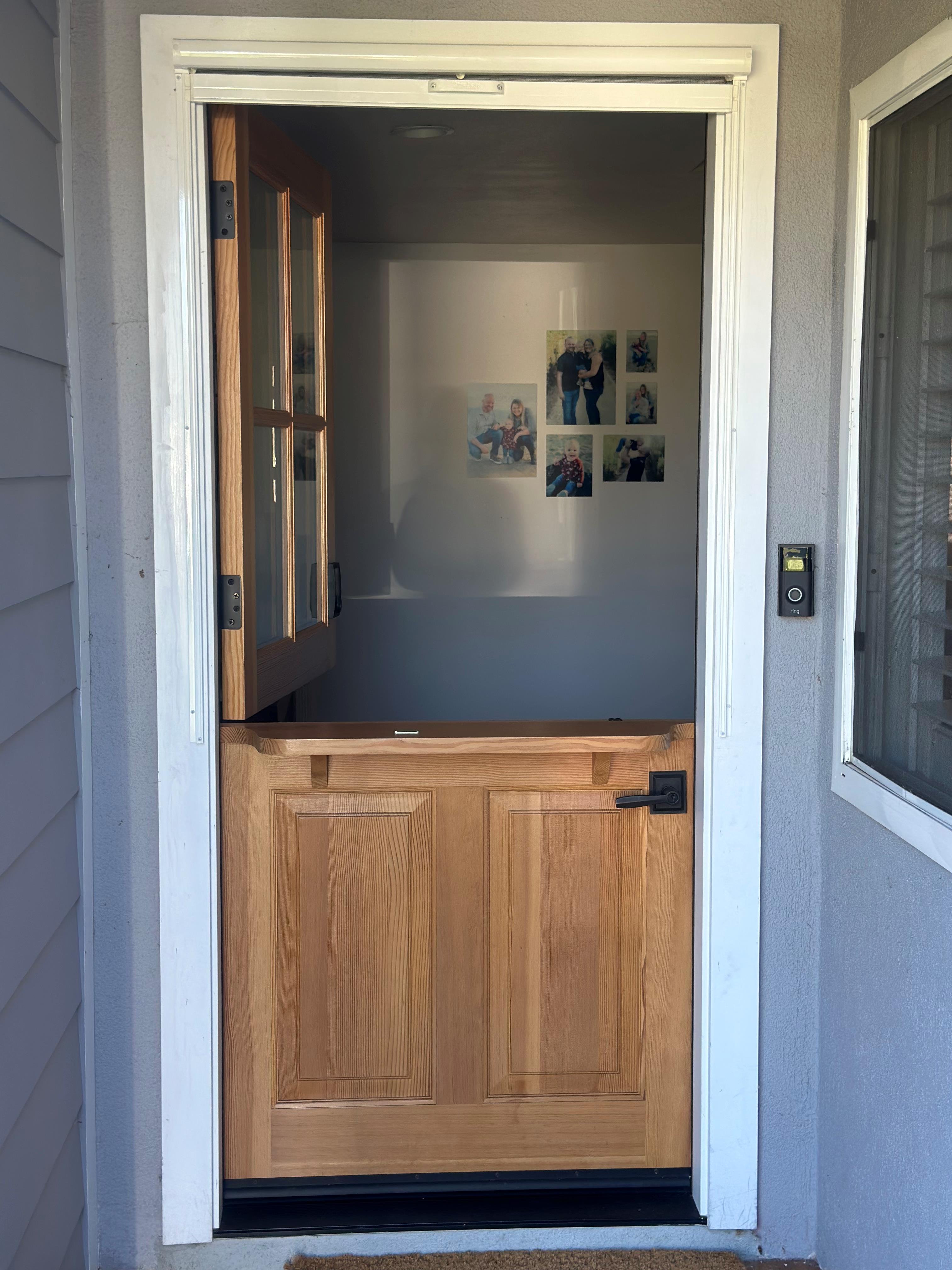 Dutch Door Retractable Screen Doors | Orange County Home Improvement ...
