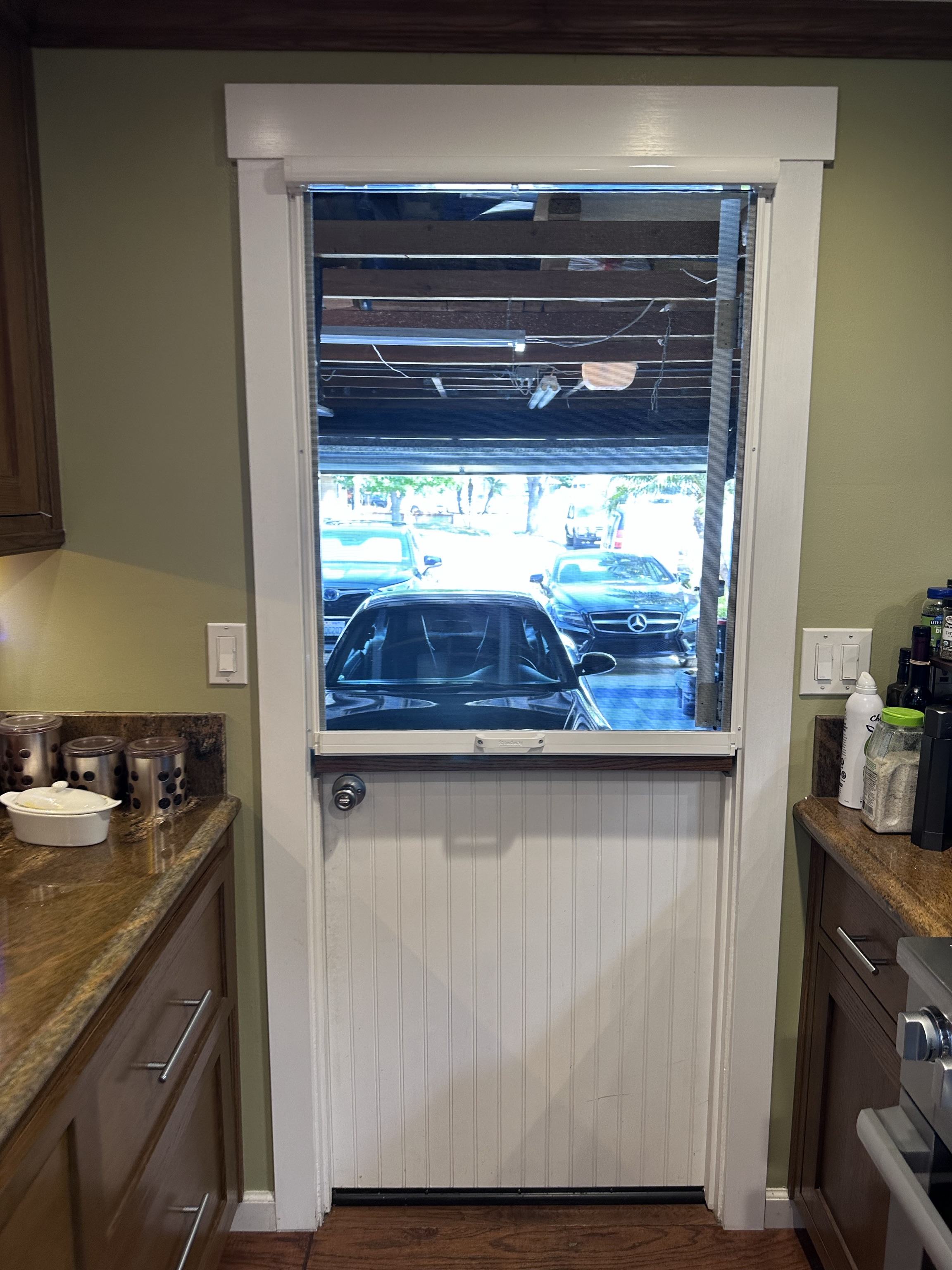 Dutch Door Retractable Screen Doors | Orange County Home Improvement ...