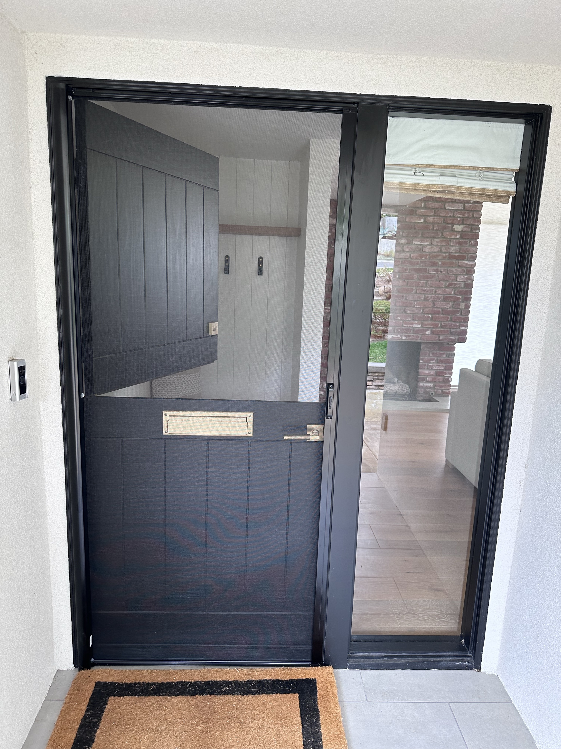 Dutch Door Retractable Screen Doors | Orange County Home Improvement ...