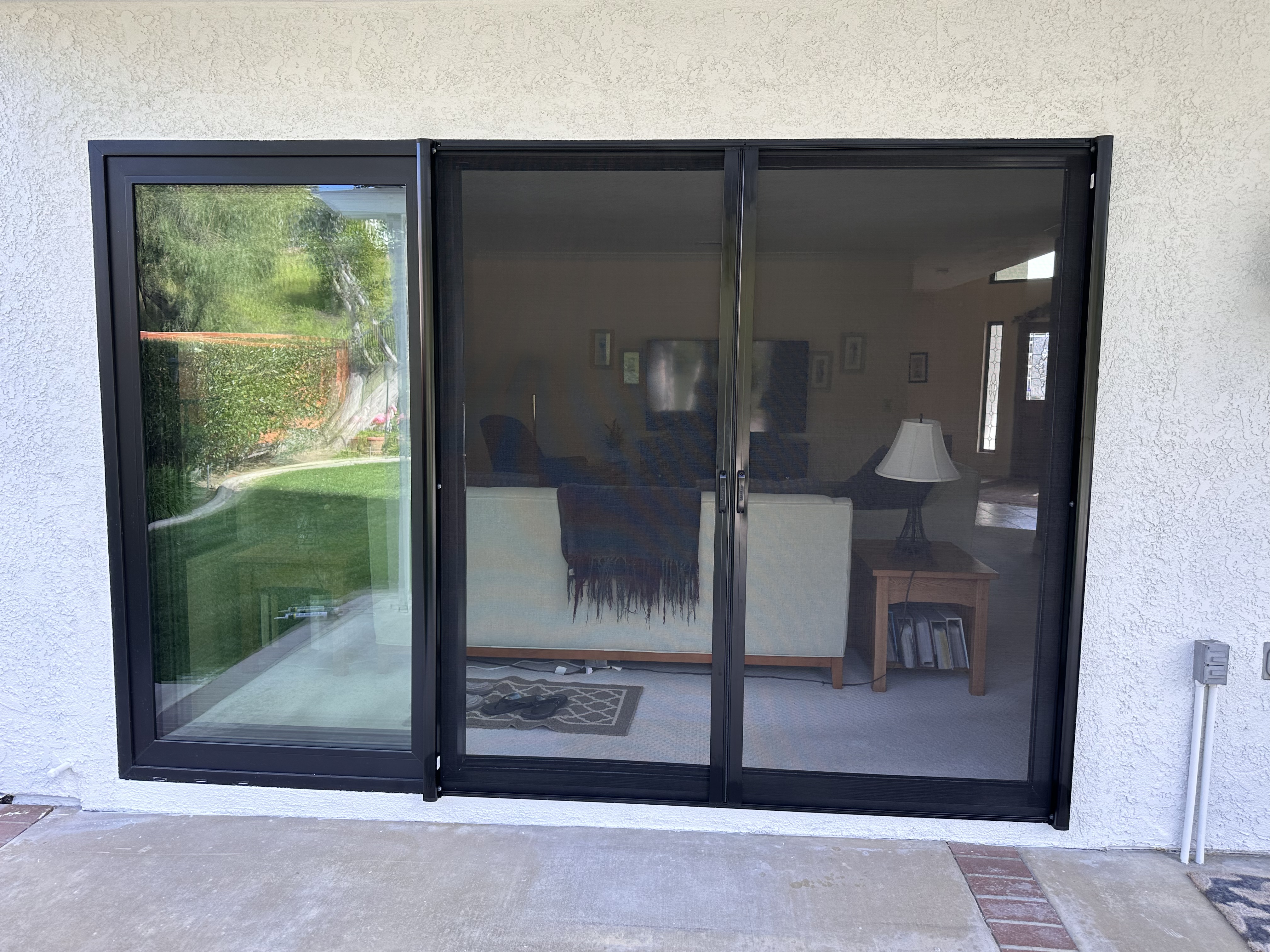 Extra Wide Door Retractable Screen Doors | Orange County Home ...