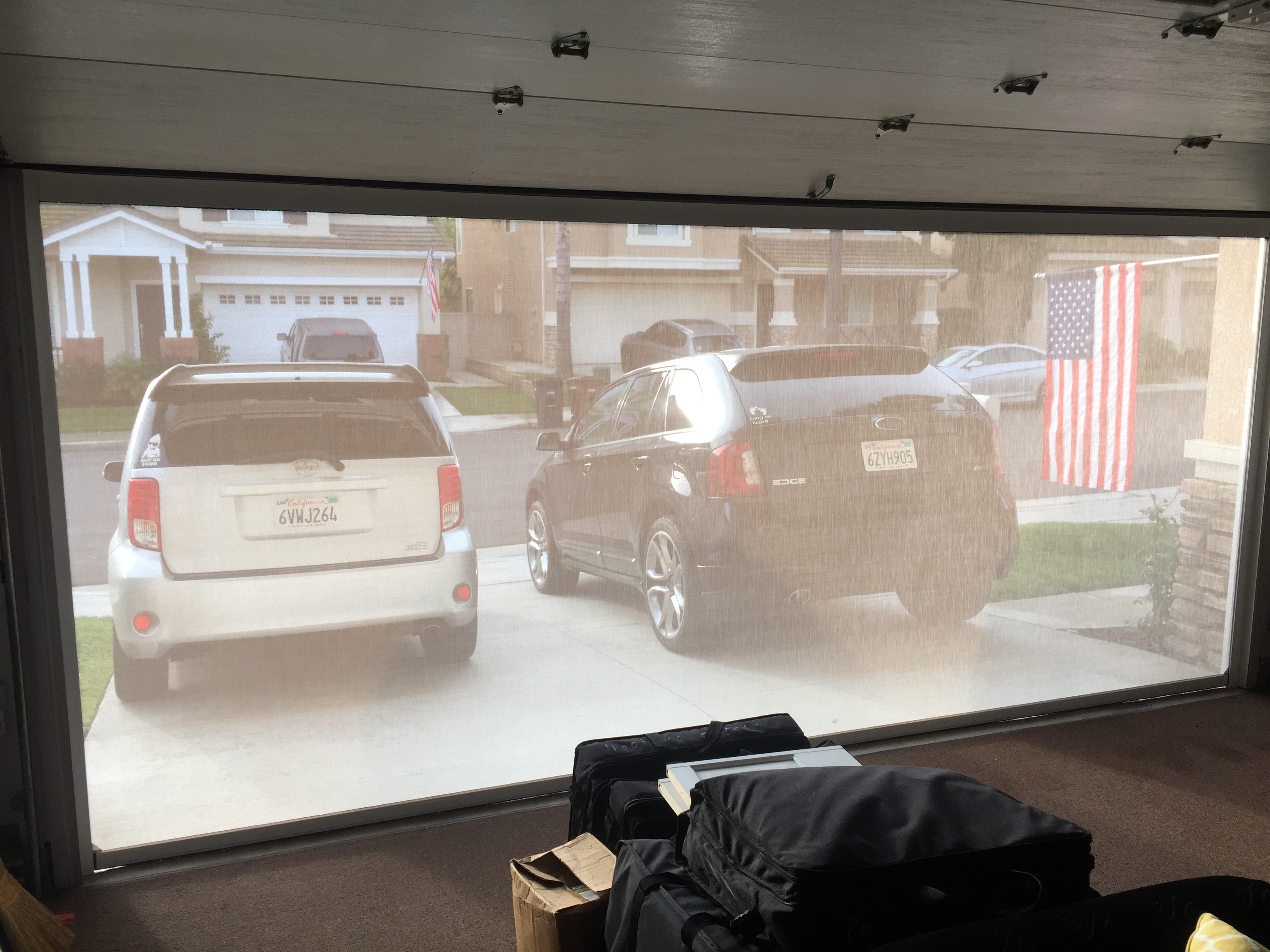 Garage Door Motorized Power Screens | Classic Improvement Products