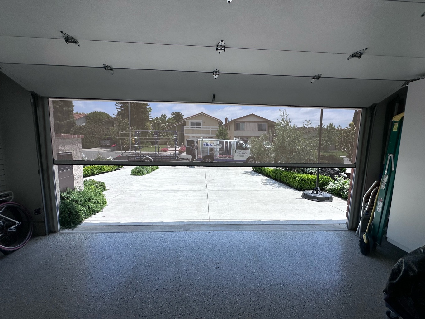 Garage Door Motorized Power Screens | Classic Improvement Products