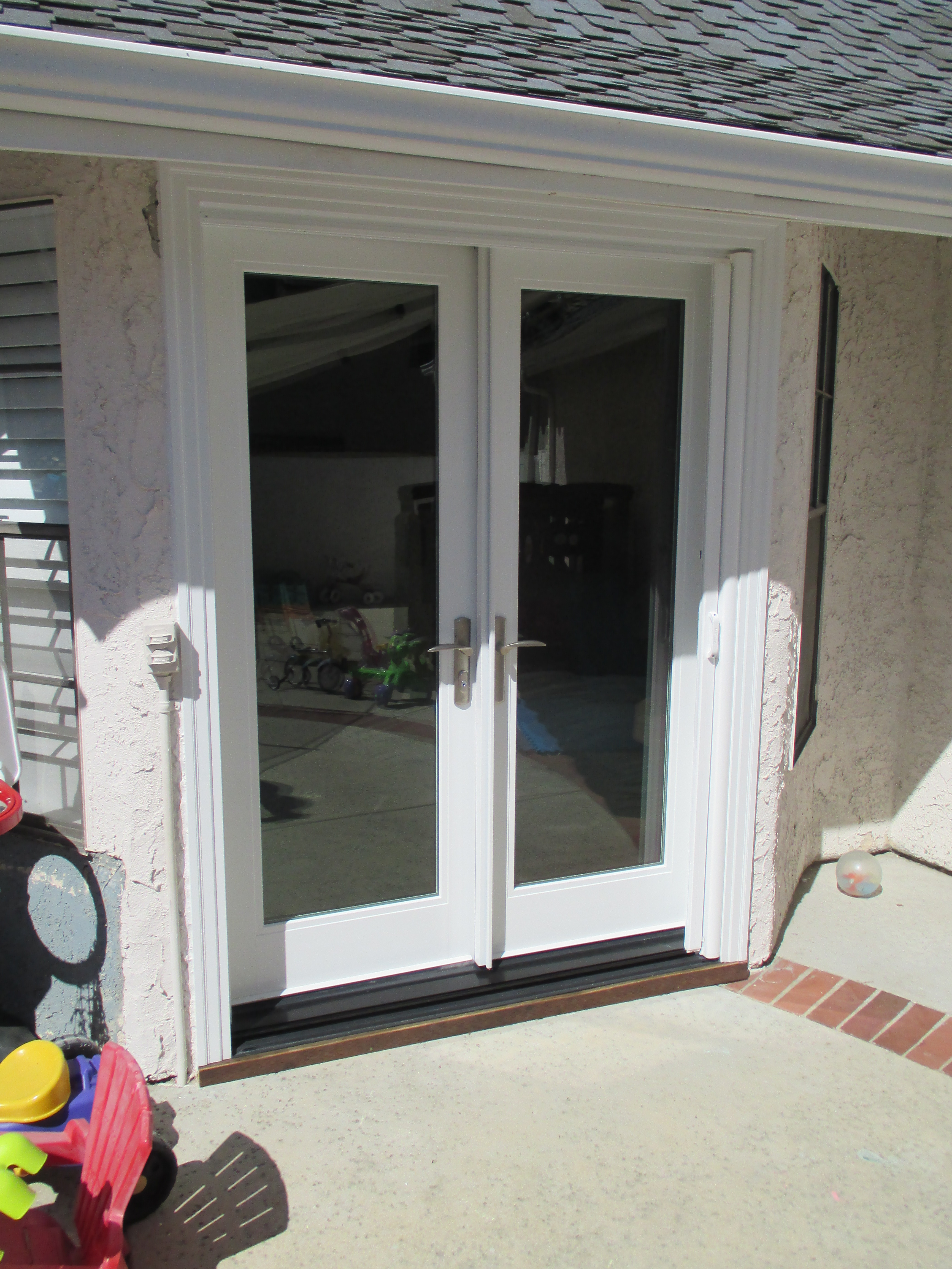 Single Over Double Door Retractable Screen Doors | Orange County Home ...