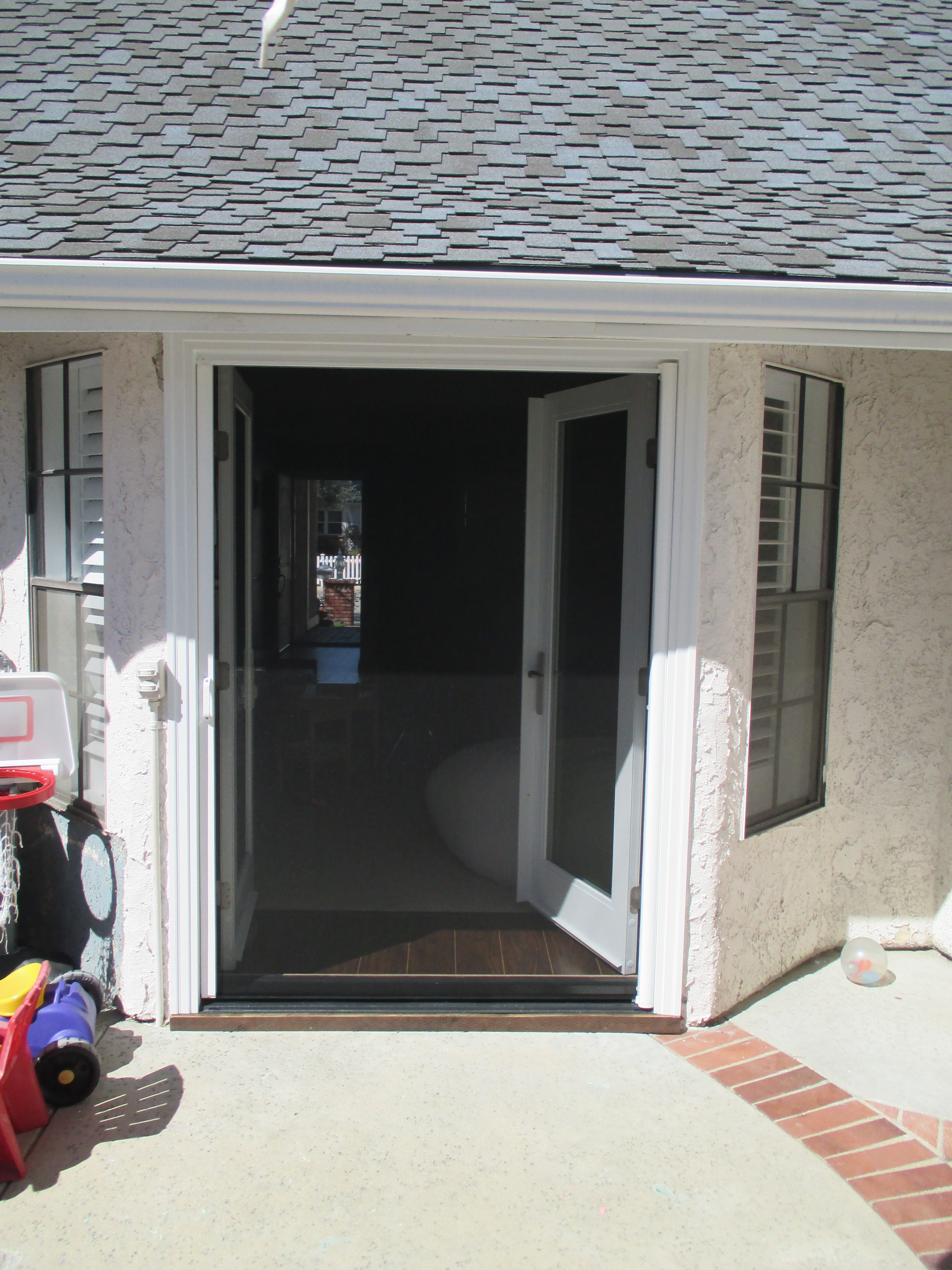 Single Over Double Door Retractable Screen Doors | Orange County Home ...