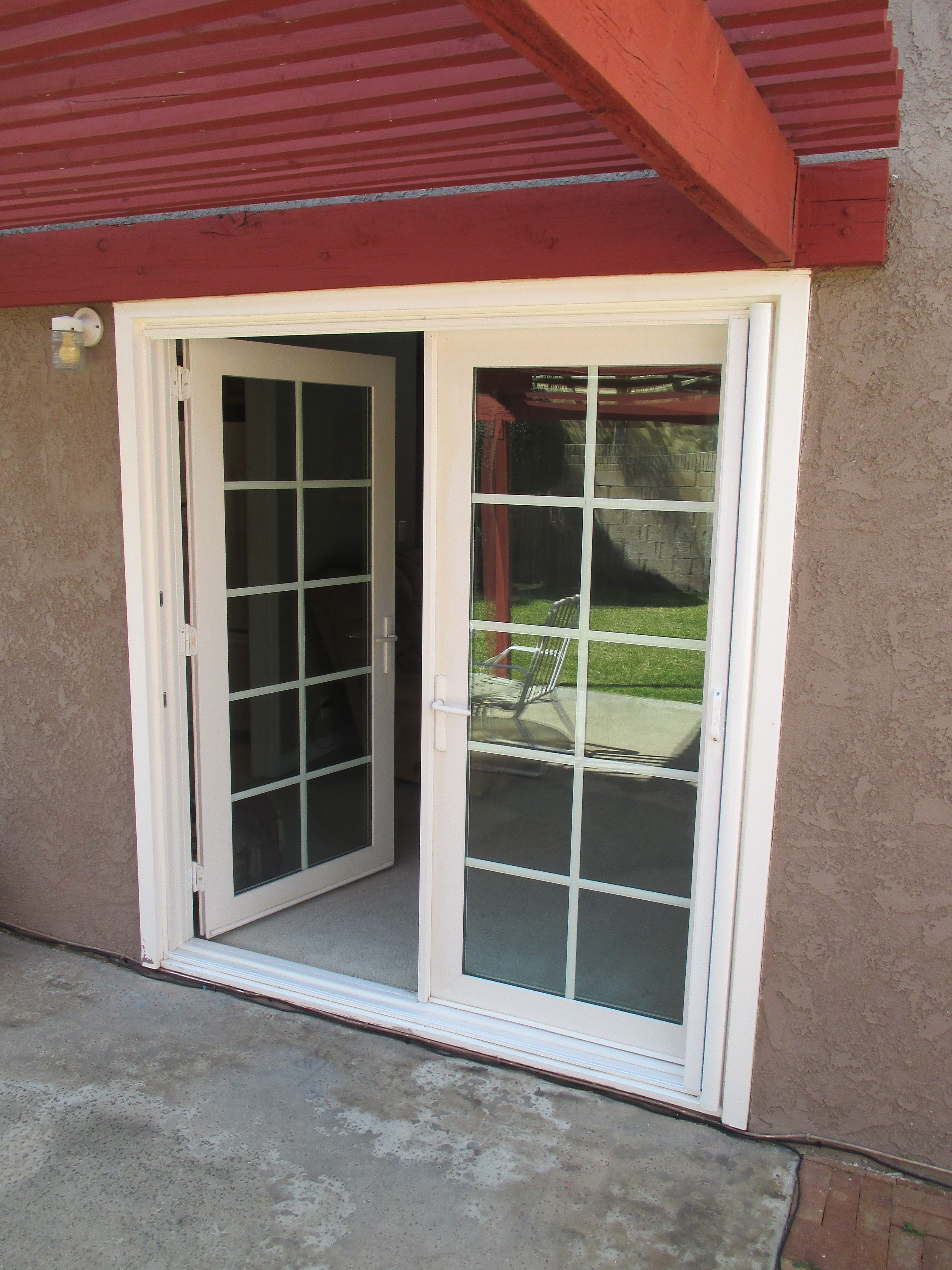 Single Over Double Door Retractable Screen Doors | Orange County Home ...